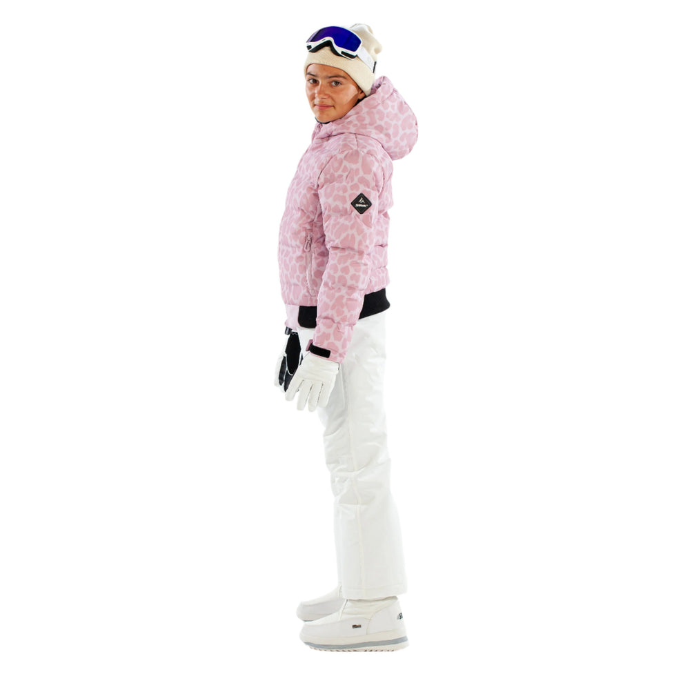 Ski Jacket - Surfanic Venice Leopard Girls - Ice Lilac – Megaski